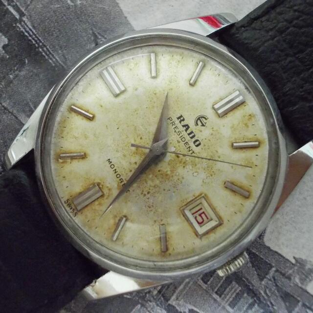 vintage Rado President manual wind watch, Women's Fashion, Watches ...