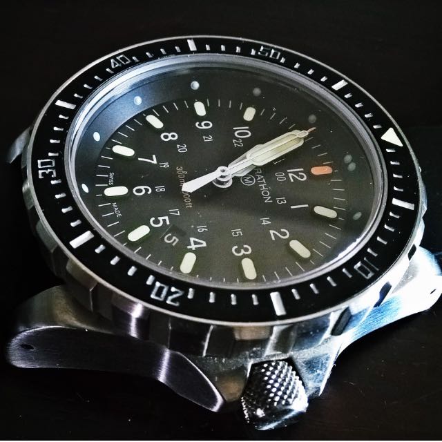 MARATHON JSAR 300m Tritium Milspec Professional Diver Watch, Sports ...