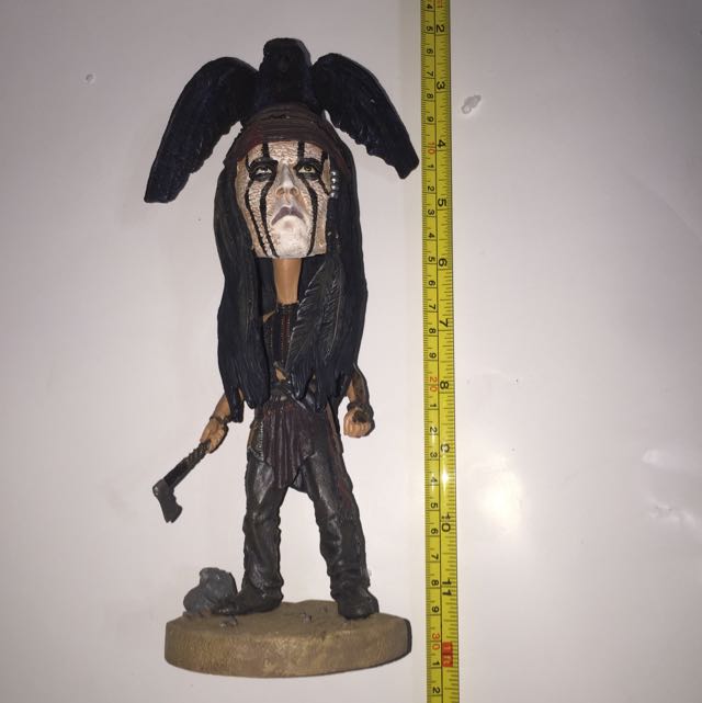 Neca The Lone Ranger Tonto Extreme head Knockers Bobble Head Johnny ...
