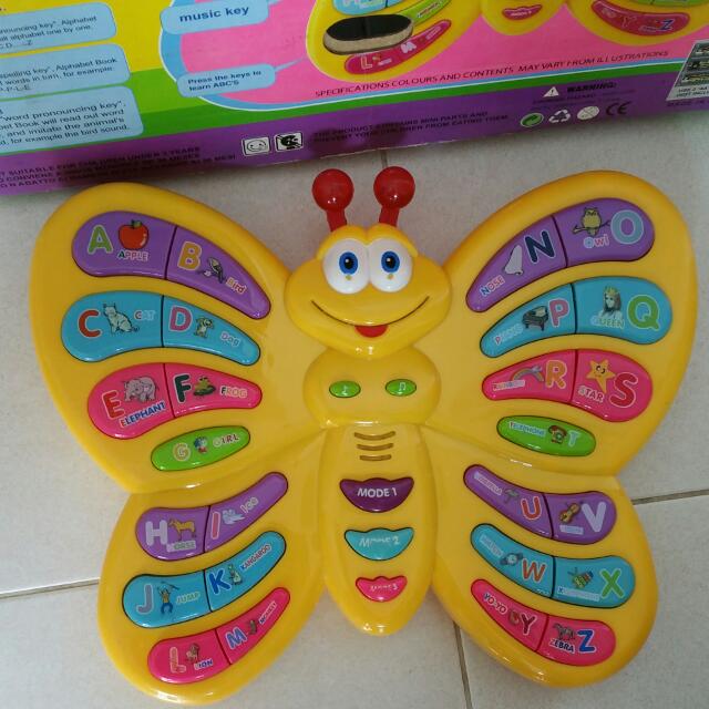Preloved Talking Alphabet Butterfly Learning And Reading, Hobbies ...