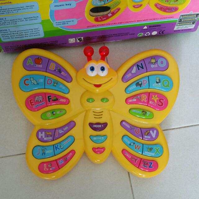 Preloved Talking Alphabet Butterfly Learning And Reading, Hobbies ...