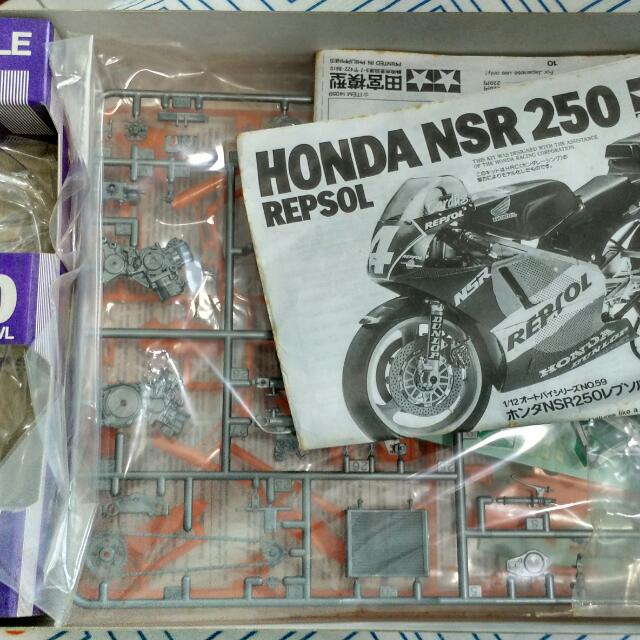 Tamiya - Honda Repsol NSR 250 Model Kit, Hobbies & Toys, Toys & Games ...