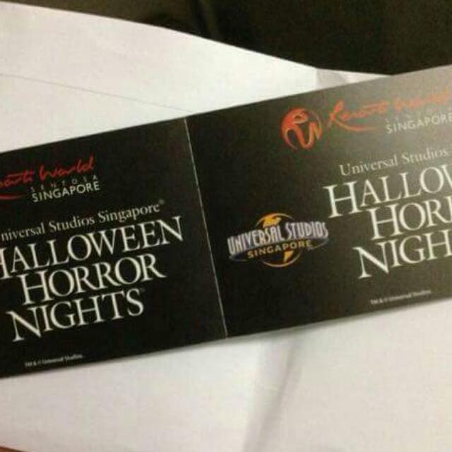 USS Horror Nights Ticket, Tickets & Vouchers, Local Attractions ...
