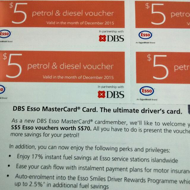 Esso Petrol Voucher, Men's Fashion, Bags, Belt bags, Clutches and ...