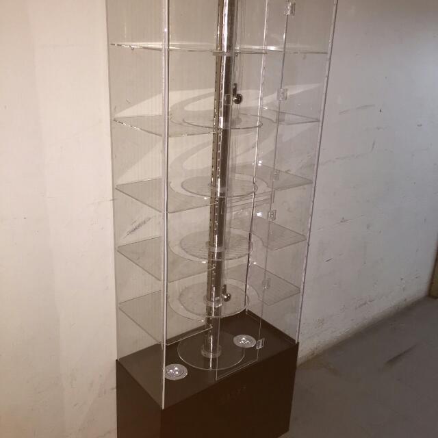Rotating Arcylic Display Showcase, Furniture & Home Living, Home ...