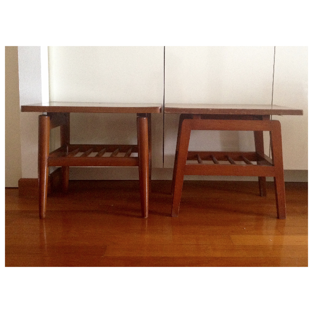 [SOLD] Vintage Teak Wood Coffee Table ( Pencil leg style ), Vintage ...