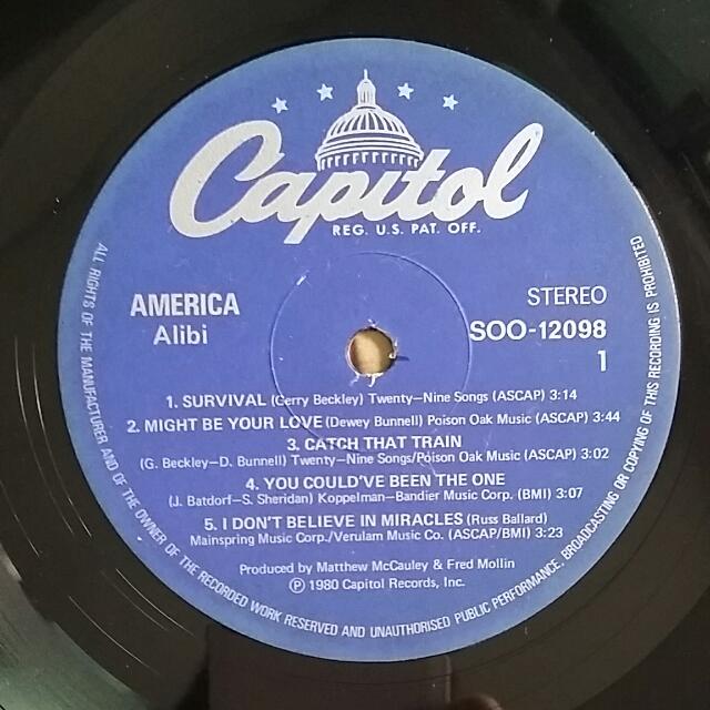 America ALIBI, Hobbies & Toys, Memorabilia & Collectibles, Vintage ...