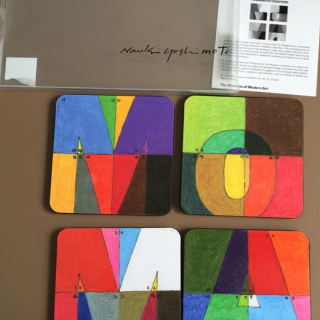 MoMA Naoki Yoshimoto Coasters (set of four), Furniture & Home Living ...