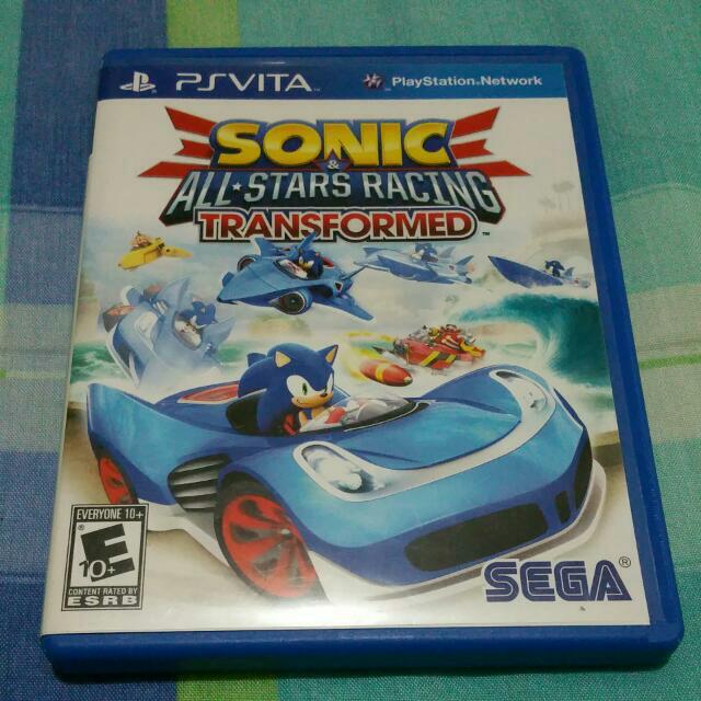 Sonic All-Stars Racing Transformed : PS Vita Game, Hobbies & Toys, Toys ...