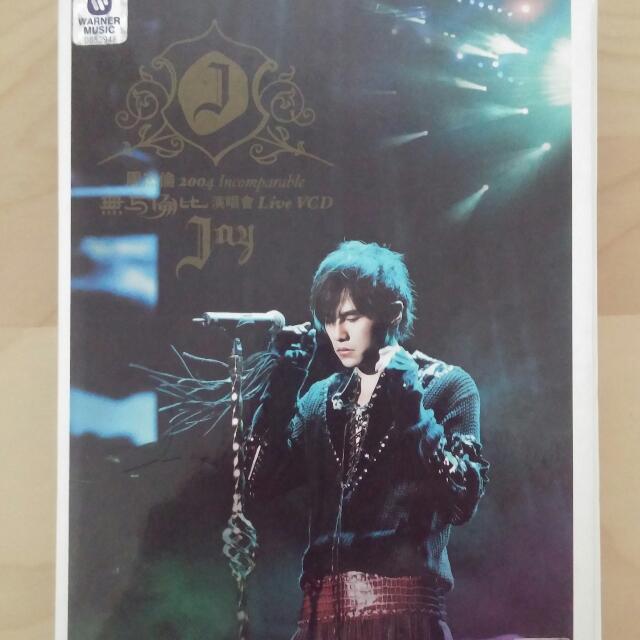 Jay Chou Incomparable 2004 Live VCD, Everything Else on Carousell