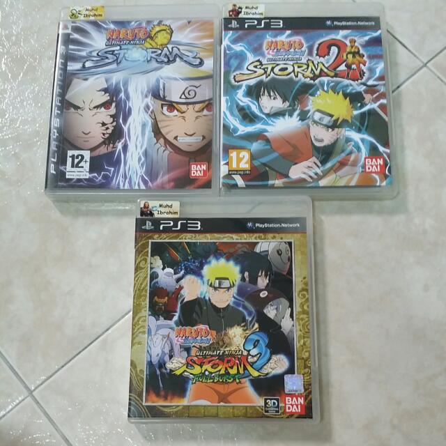 Naruto Ninja Storm 1,2&3 (One set), Hobbies & Toys, Toys & Games on ...