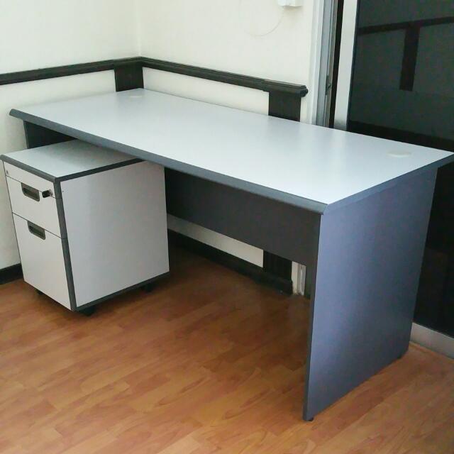 Study Table With Drawer (Separate Movable Drawer), Furniture & Home ...