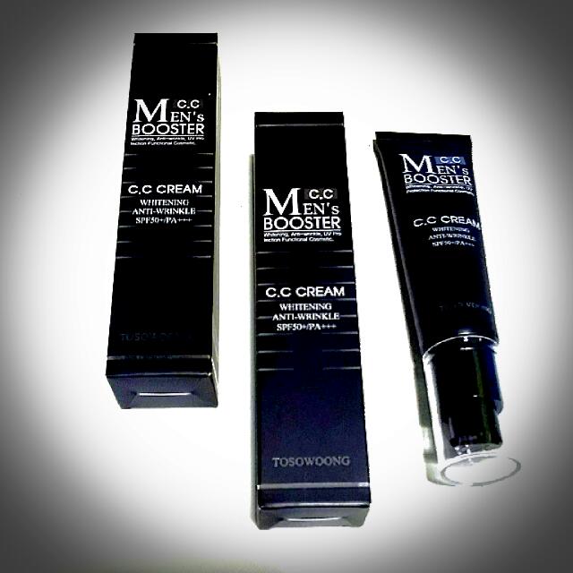TOSOWOONG MAN CC CREAM, Health & Nutrition, Face Masks & Face Shields ...