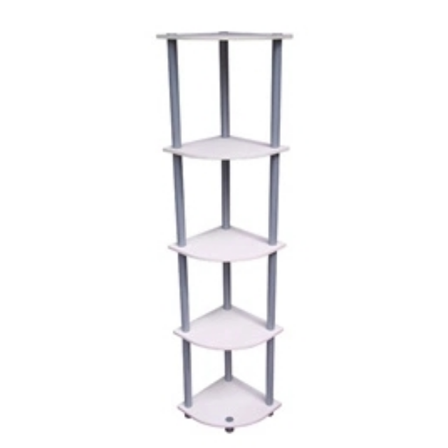 5-Tier Japanese-Styled Corner Shelf, Furniture & Home Living, Furniture ...