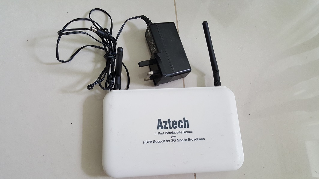 aztech hw550-3g 4-Port Wireless-N 3G Router, Everything Else on Carousell