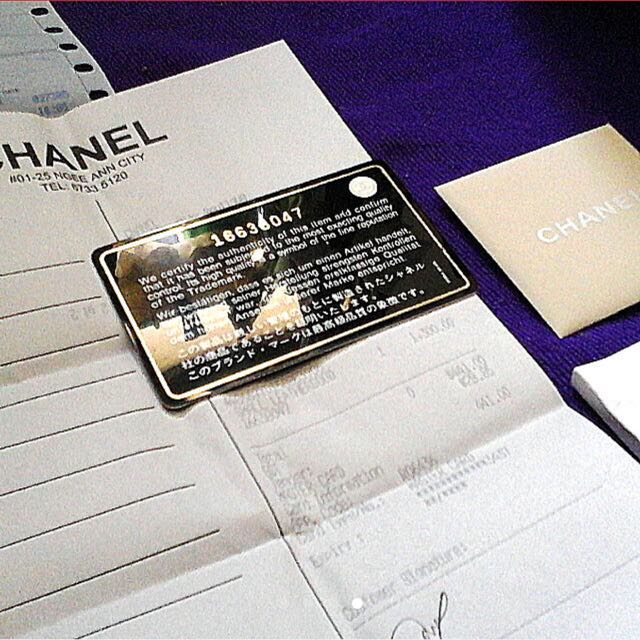 AUTHENTIC CHANEL WALLET WITH RECEIPT FULL SET, Luxury, Bags & Wallets ...