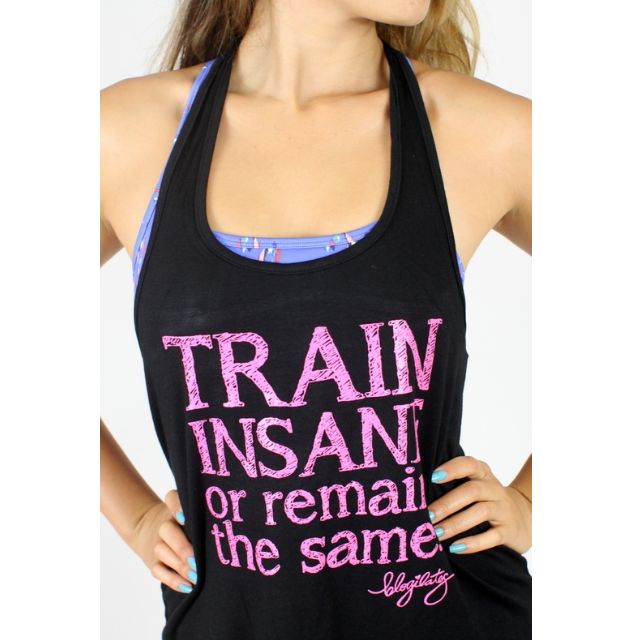 Blogilates Train Insane Or Remain The Same Tank top, Women's Fashion ...
