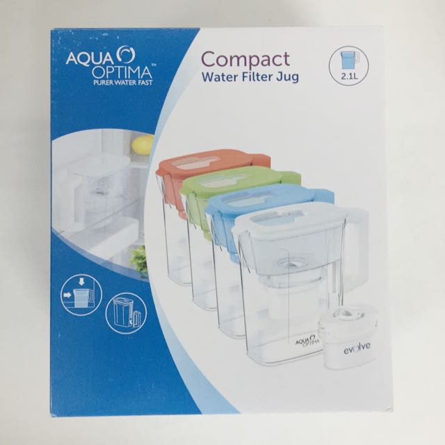 Aqua Optima Compact Water Filter Jug (2.1L), TV & Home Appliances ...