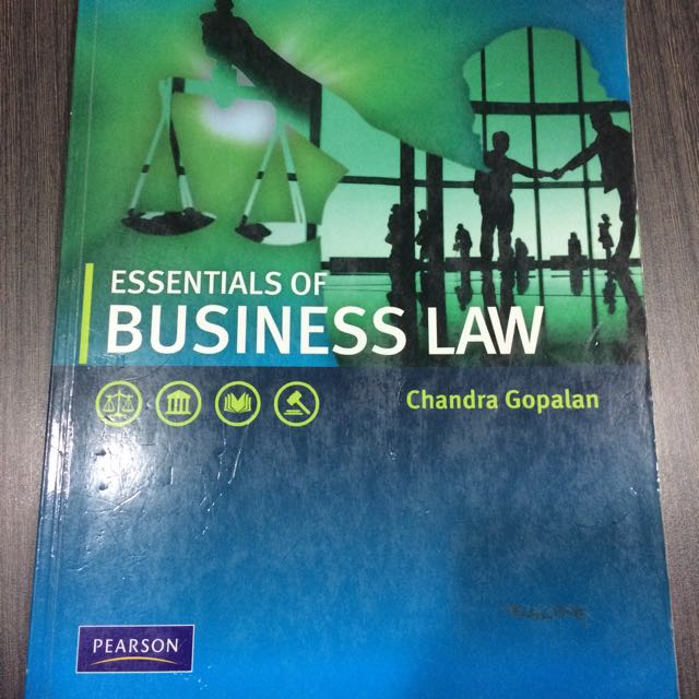 Essentials of Business Law - Chandra Gopalan, Hobbies & Toys, Books ...