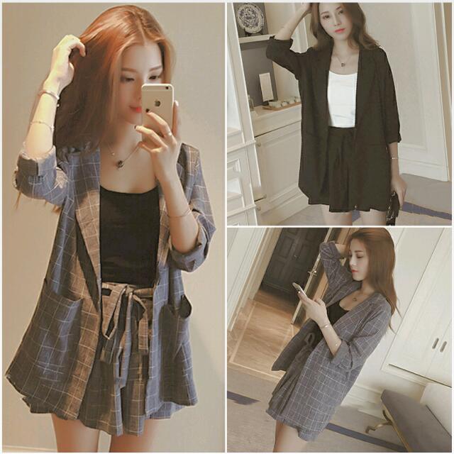 Outer Jacket And Short, Women's Fashion, Coats, Jackets and Outerwear ...