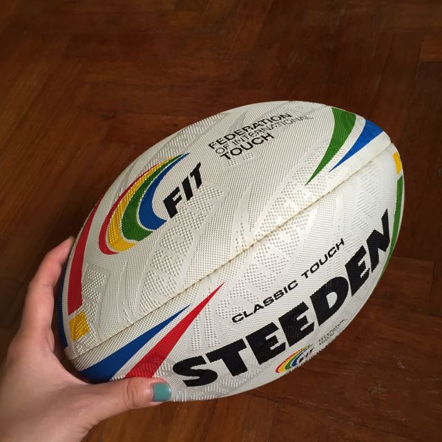 [RESERVED] Steeden Touch Rugby Ball, Sports Equipment, Sports & Games ...