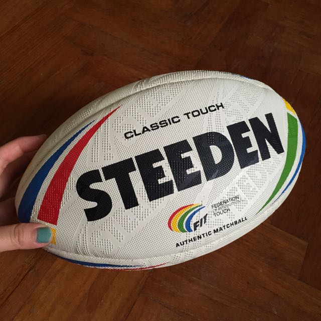 [RESERVED] Steeden Touch Rugby Ball, Sports Equipment, Sports & Games ...