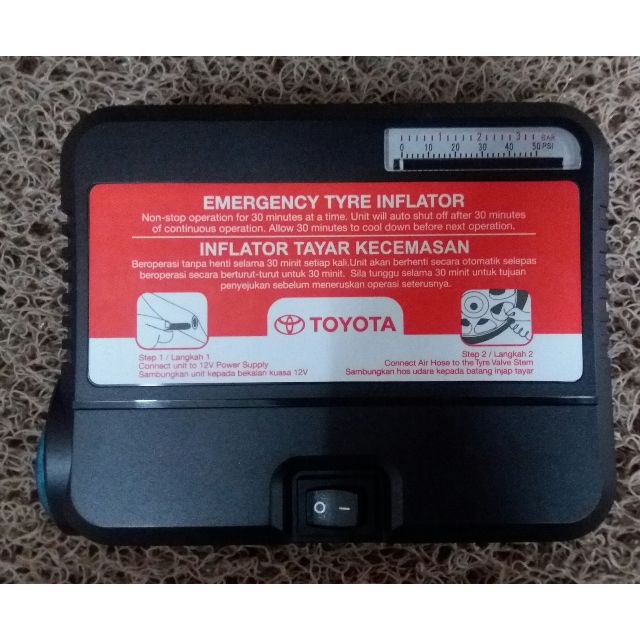 Toyota Emergency Tyre Inflator Auto Accessories on Carousell