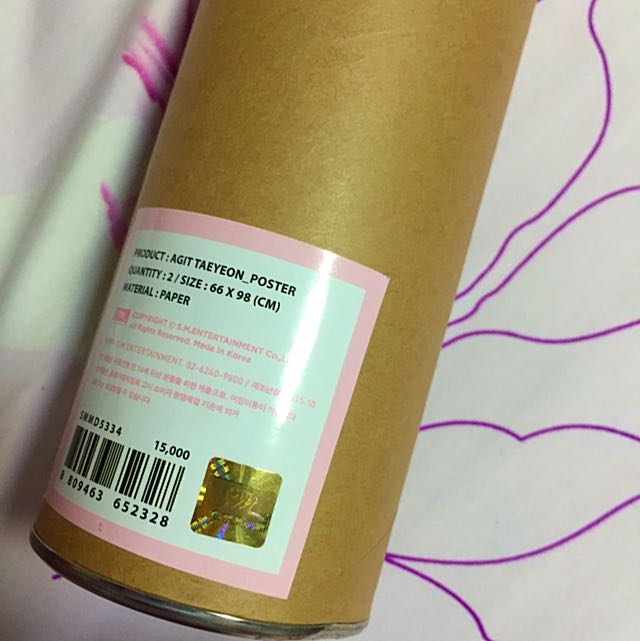 AGIT Taeyeon Poster, Hobbies & Toys, Memorabilia & Collectibles, K-Wave ...