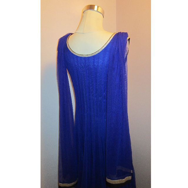 Indian Costume/ Suits/ Anarkalis (Blue & Black Combination Punjabi ...