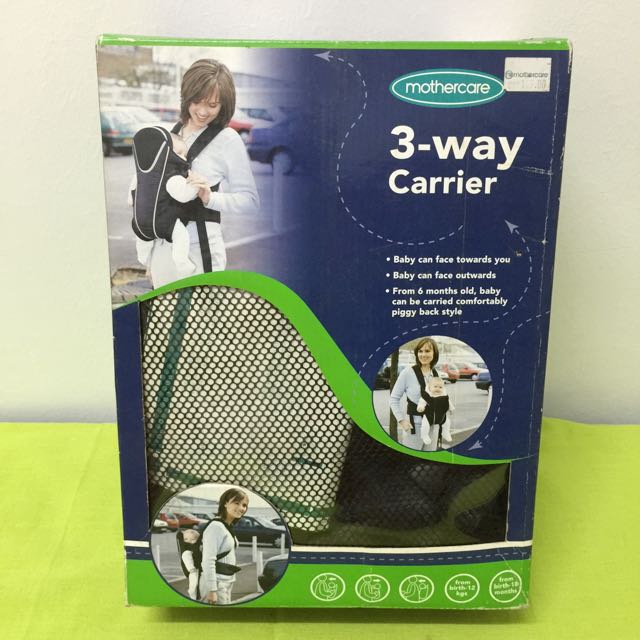 Mothercare 3 Way Carrier, Babies & Kids, Going Out, Carriers & Slings ...