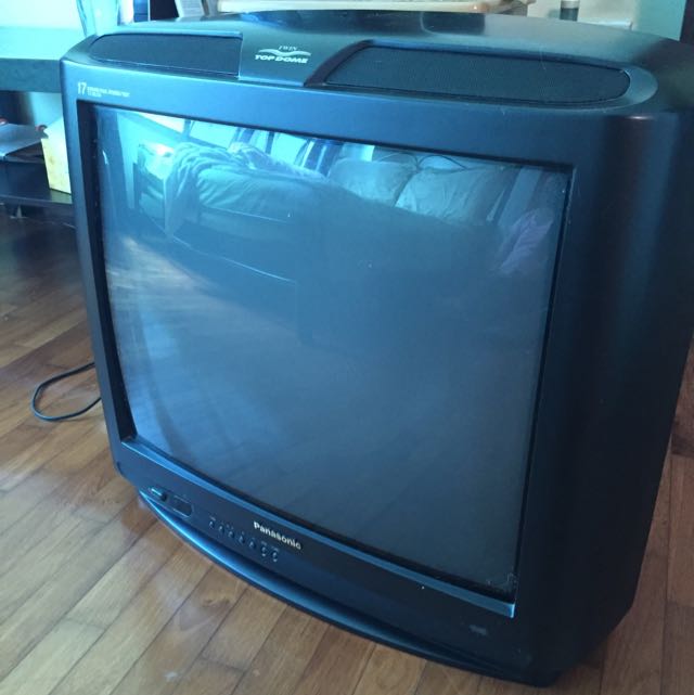 CRT 21 Inch Tv, Furniture & Home Living, Furniture, TV Consoles on ...