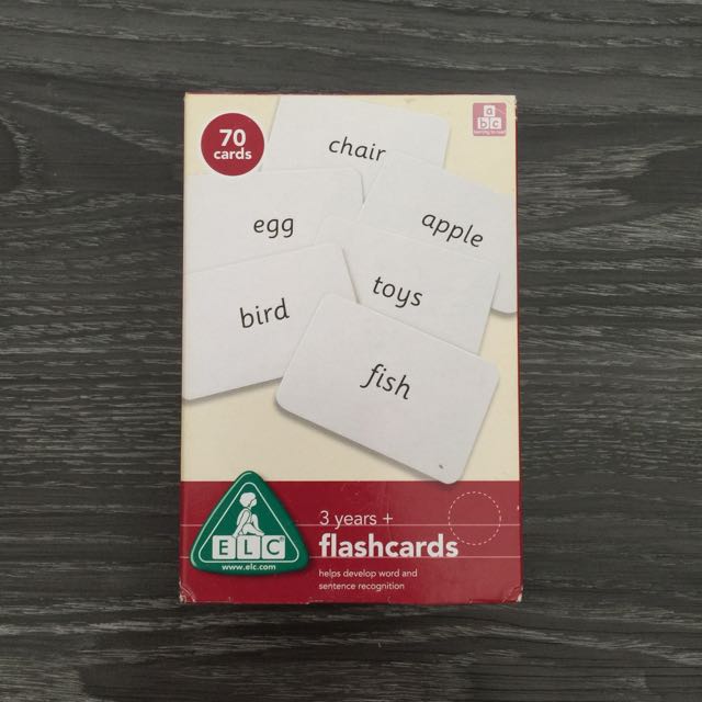 ELC Flash Cards, Hobbies & Toys, Toys & Games on Carousell