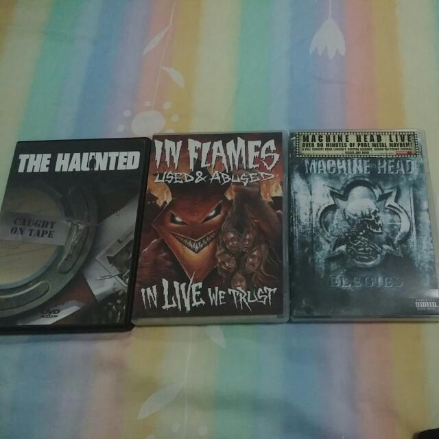 RARE Machine Head Haunted In Flames DVD, Hobbies & Toys, Music & Media ...
