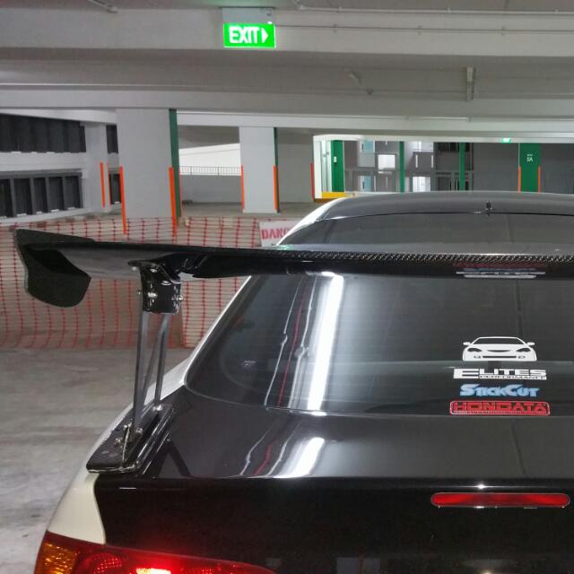 J's Racing Carbon Fibre GT spoiler Honda Integra Civic Type R DC5R FD2R ...