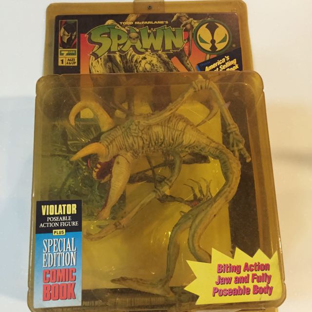 Mcfarlane Spawn Series 1 Violator White / Black, Hobbies & Toys, Toys & Games on Carousell