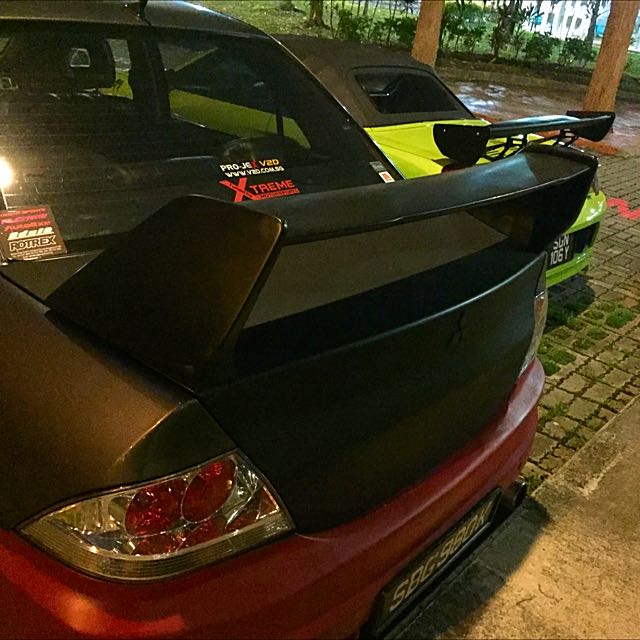 Mitsubishi Lancer Glx (CS3) Evo Boot & Spoiler, Cars on Carousell