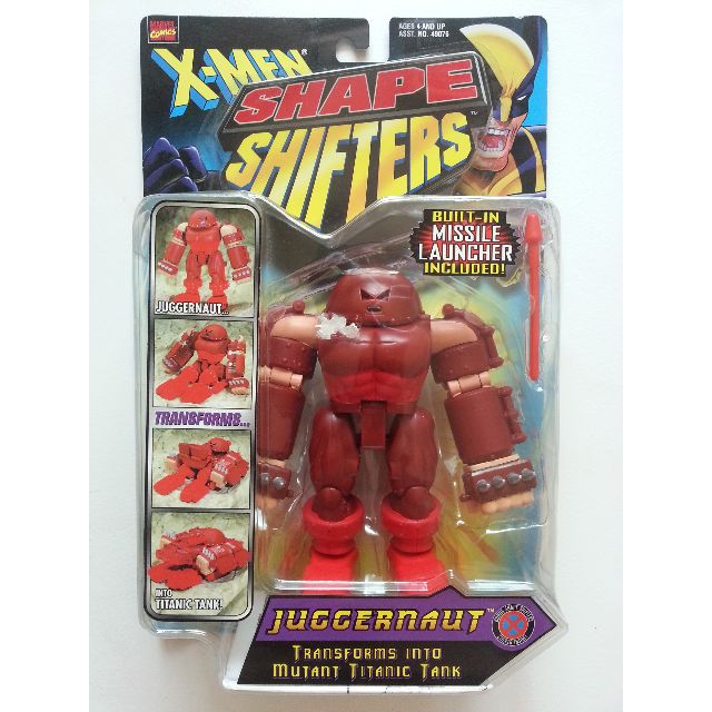 Very RARE X-Men Marvel Shape Shifters JUGGERNAUT Mutant Titanic Tank ...