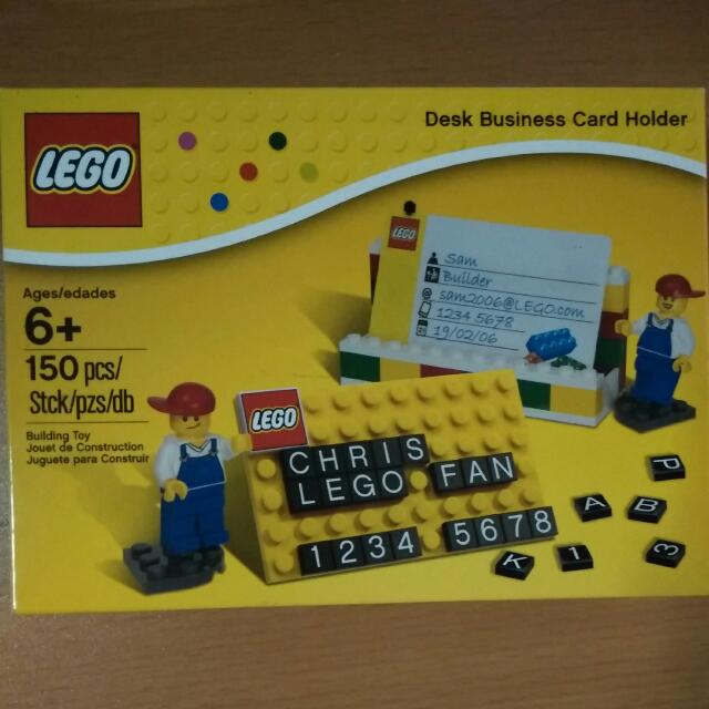Lego Desk Business Card Holder, Hobbies & Toys, Toys & Games on Carousell
