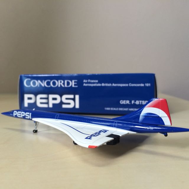 Air France PEPSI Concorde 101 Plane Model, Hobbies & Toys, Toys & Games ...