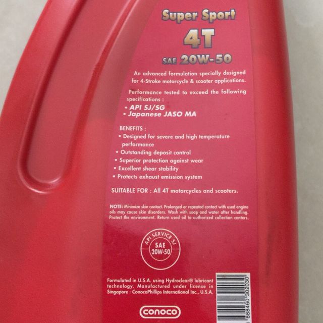 CONOCO Super Sport 4T SAE 20W-50, Car Accessories on Carousell