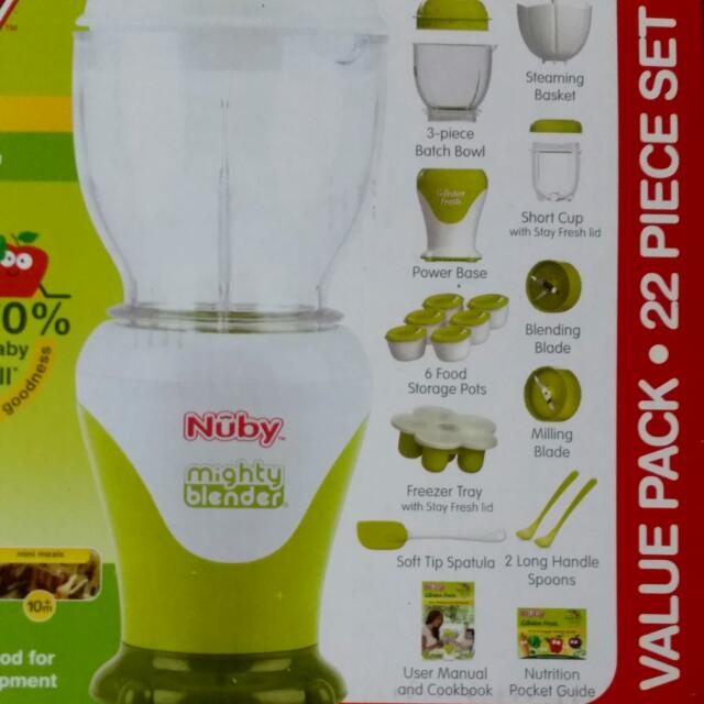 Nuby Mighty Blender, Babies & Kids, Nursing & Feeding, Weaning ...