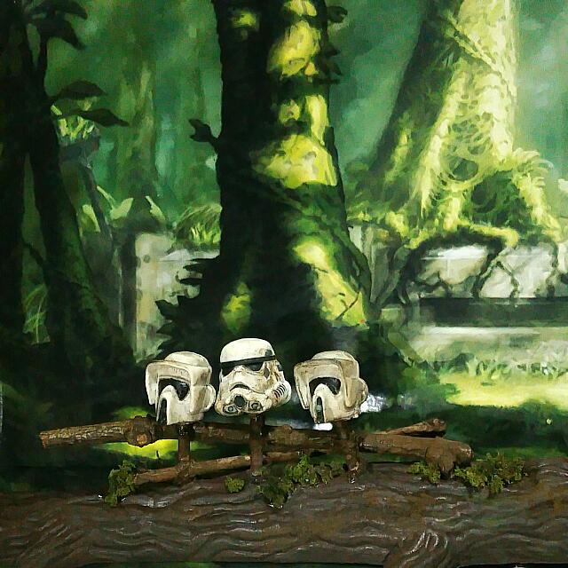 Reserved - Star Wars Ewok With Custom Helmet Drum Set, Hobbies & Toys ...