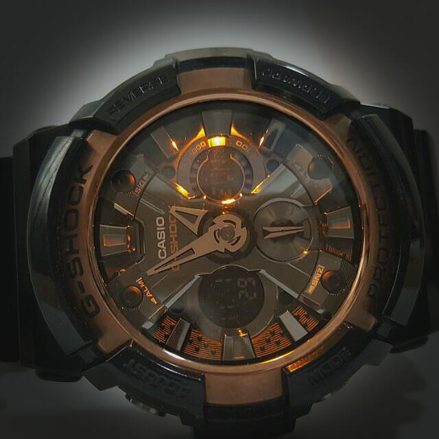 Pre-owned CASIO G-SHOCK 5229 CHRONOGRAPH BLACK/ROSE GOLD, Computers ...