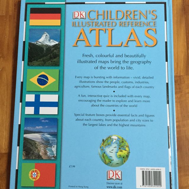 Children's Illustrated Reference Atlas, Hobbies & Toys, Books ...
