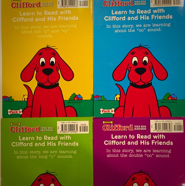 Clifford The Big Red Dog : Phonics Fun Reading Program (Pack 4 ...