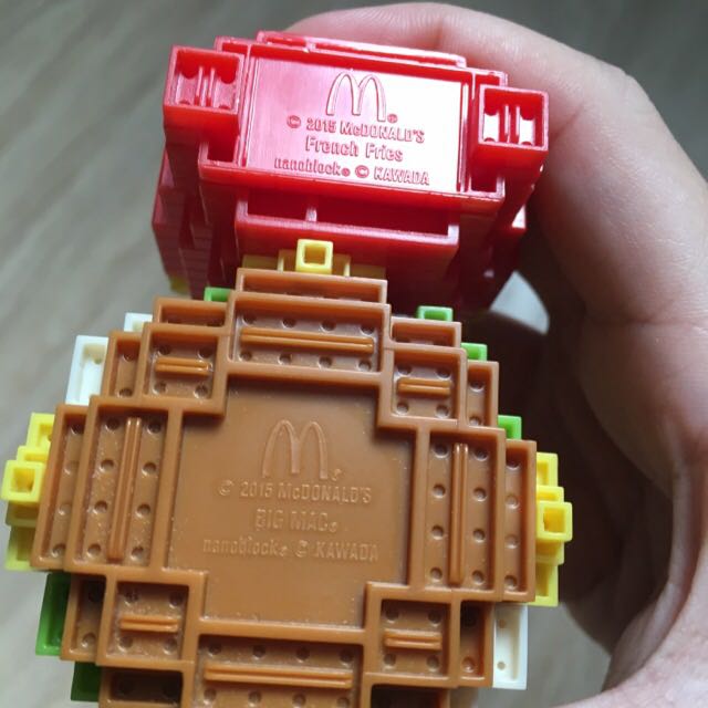 McDonald's x Nanoblock Week 1 Big Mac & French Fries, Hobbies & Toys ...
