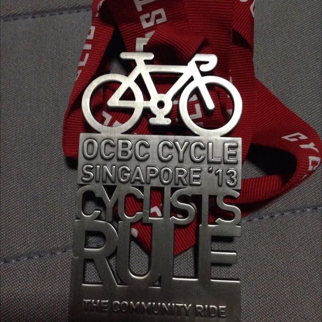 Ocbc Cycle 2013 Medal, Hobbies & Toys, Toys & Games on Carousell