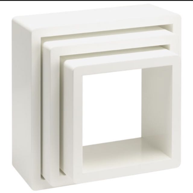 Rolio Wall Display Cube Set Of 3, Furniture & Home Living, Furniture ...
