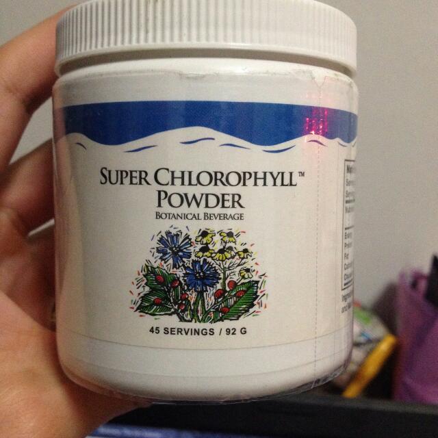 Unicity Super Chlorophyll Powder, Health & Nutrition, Health ...
