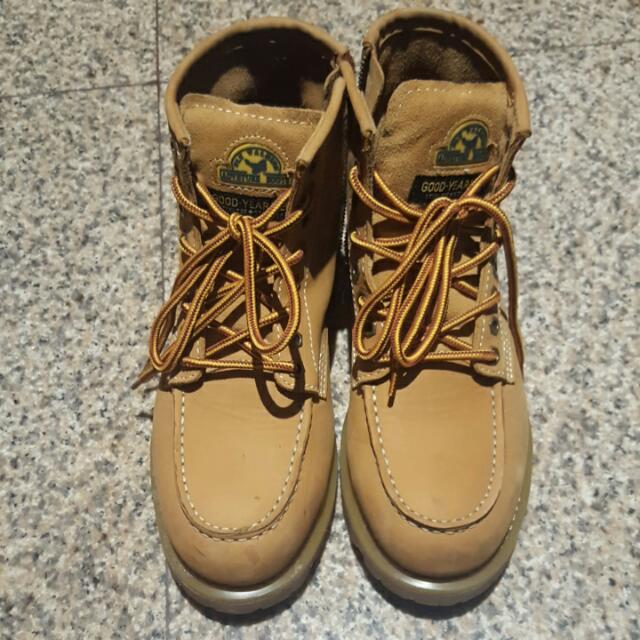 Fly Walking Steel Toe Leather Boot, Men's Fashion, Footwear, Boots on ...